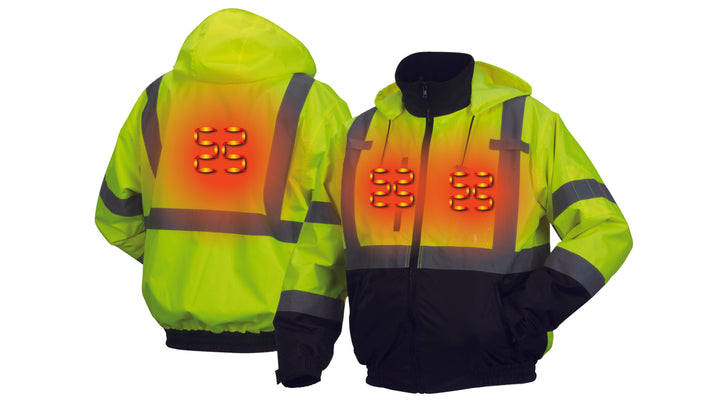 Type R - Class 3 Hi-Vis Lime Jacket – Pyramex Type R - Class 3 Hi-Vis Lime Jacket – Pyramex